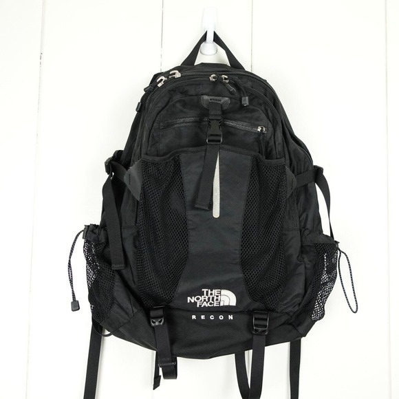 The North Face | Bags | The North Face Recon Black Laptop Hiking Day ...
